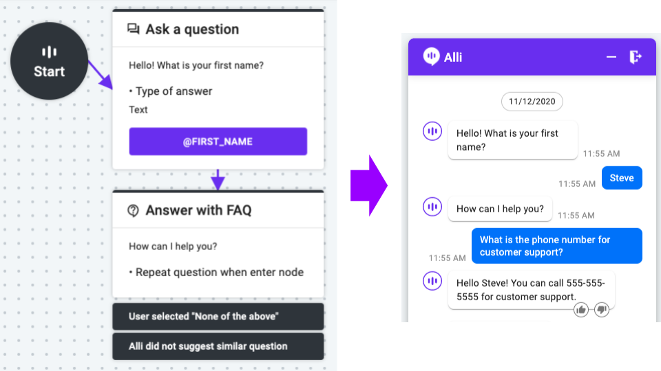 Alli User Guide Customizing Faq Answers Using Variables